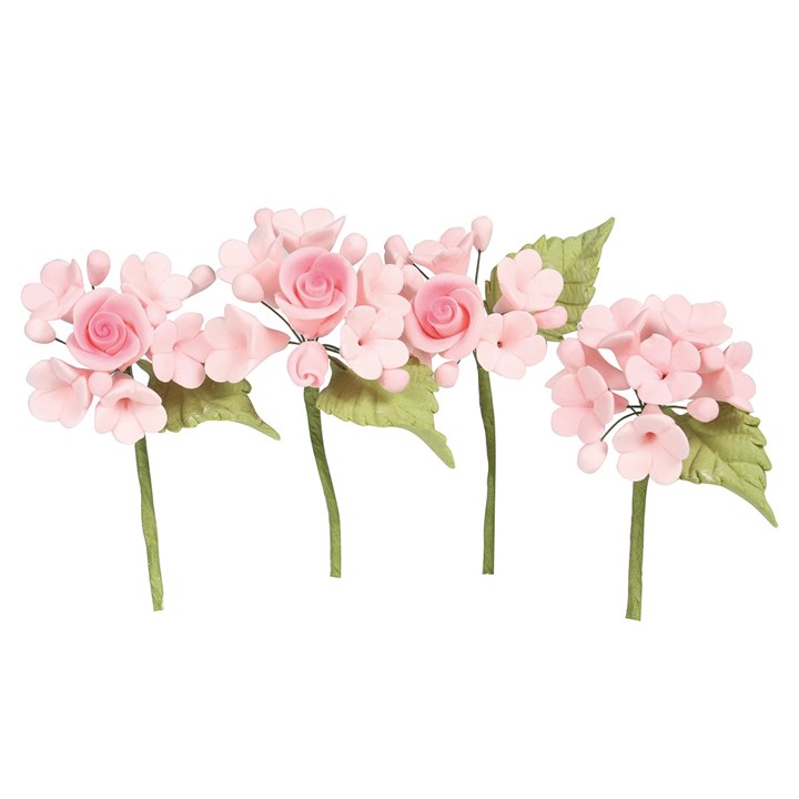 House of Cake Mini Rose Spray - Pink | Craft Company