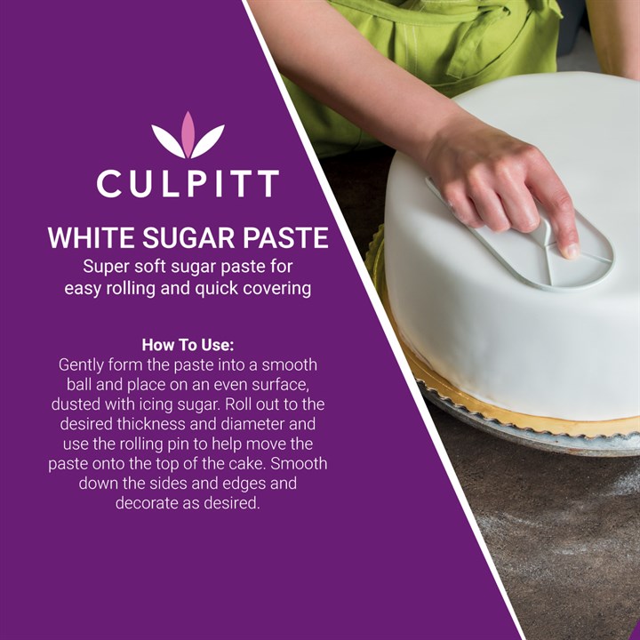 Culpitt Super Soft Sugar Paste - White 5kg | Craft Company