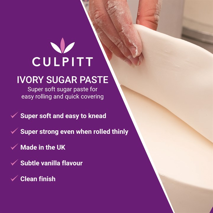 Culpitt Super Soft Sugar Paste - Ivory 5kg | Craft Company