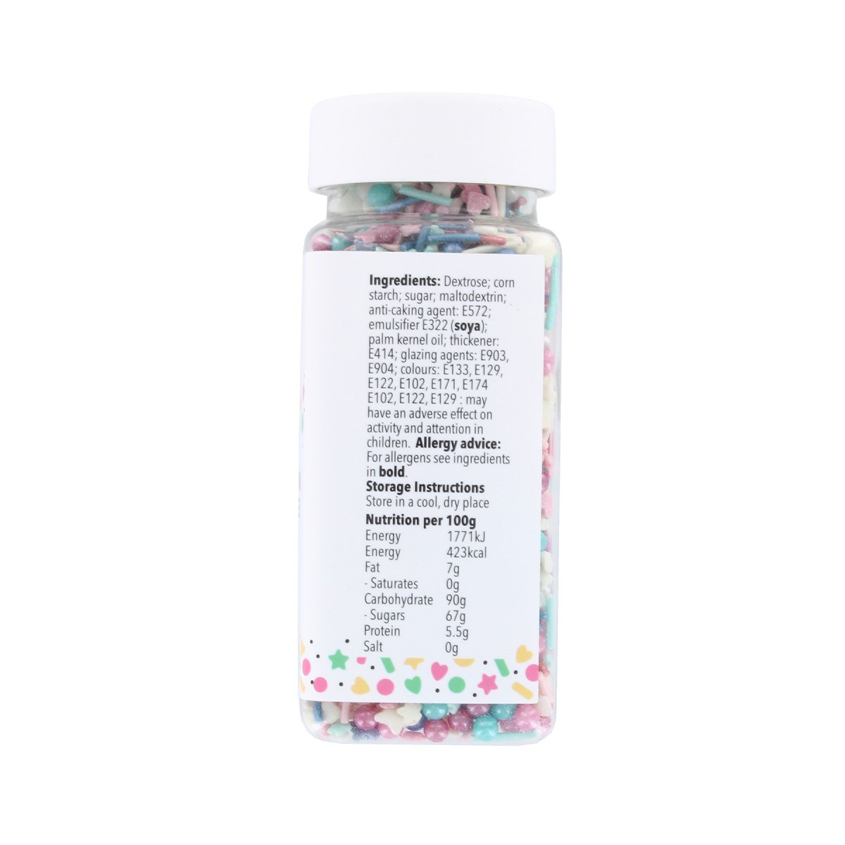 BWL Multi Sprinkles Party Mix - 90g | Craft Company