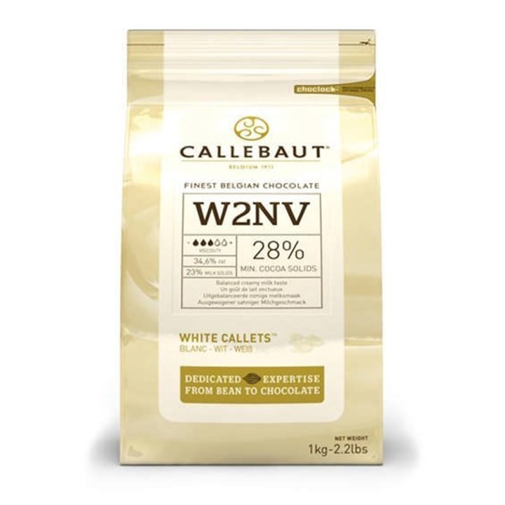 Callebaut Belgian Chocolate - White - 1kg | Craft Company