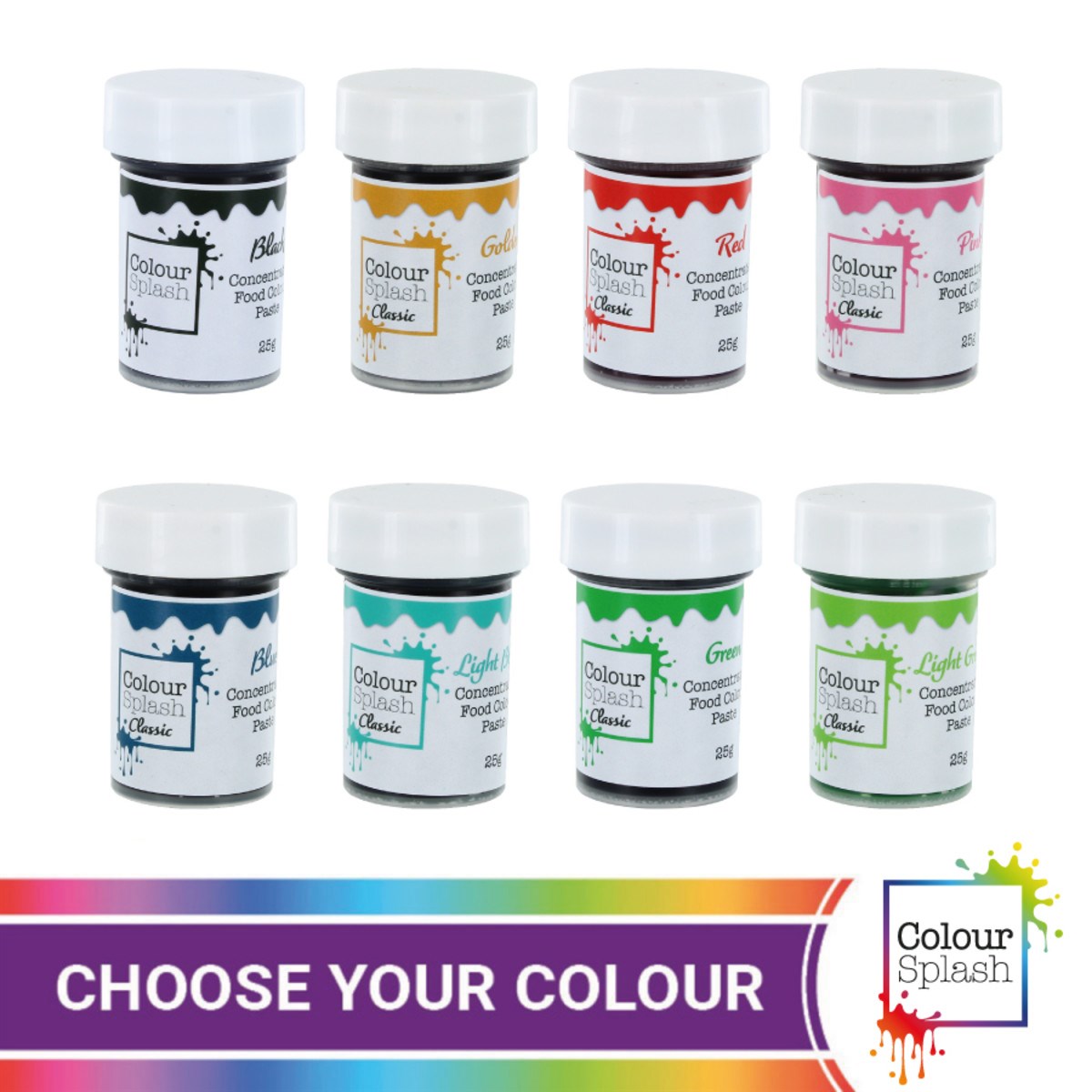 Colour Splash Classic - Concentrated Paste Colours | Craft Company